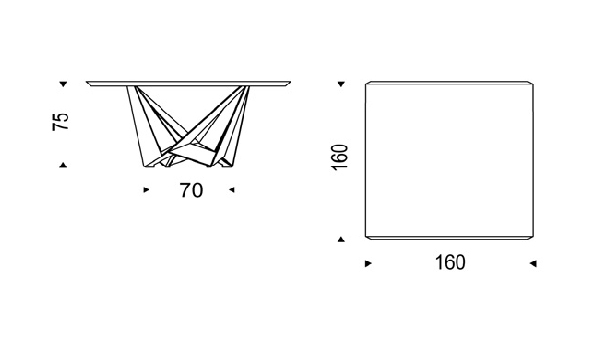 Skorpio Wood Dining Table